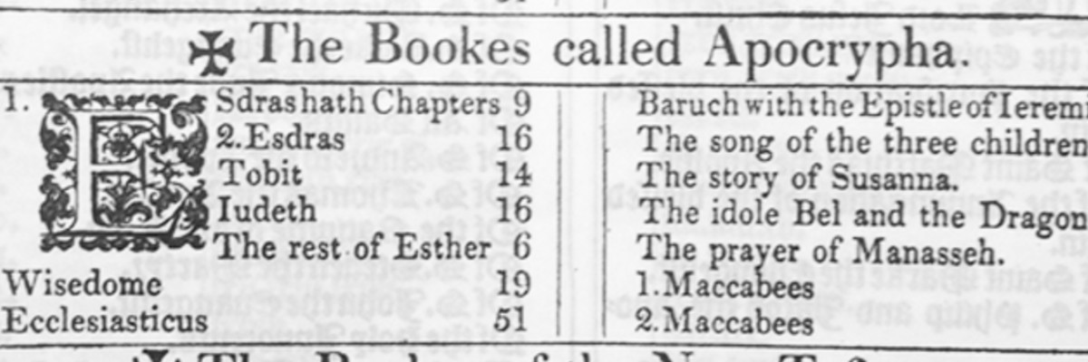 Books of the Apocrypha – Curious Christian
