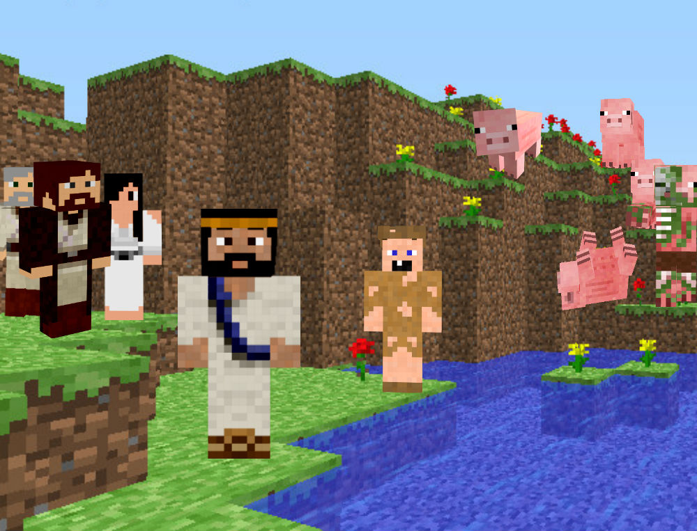 Minecraft Jesus and the Zombie Pigs – Curious Christian