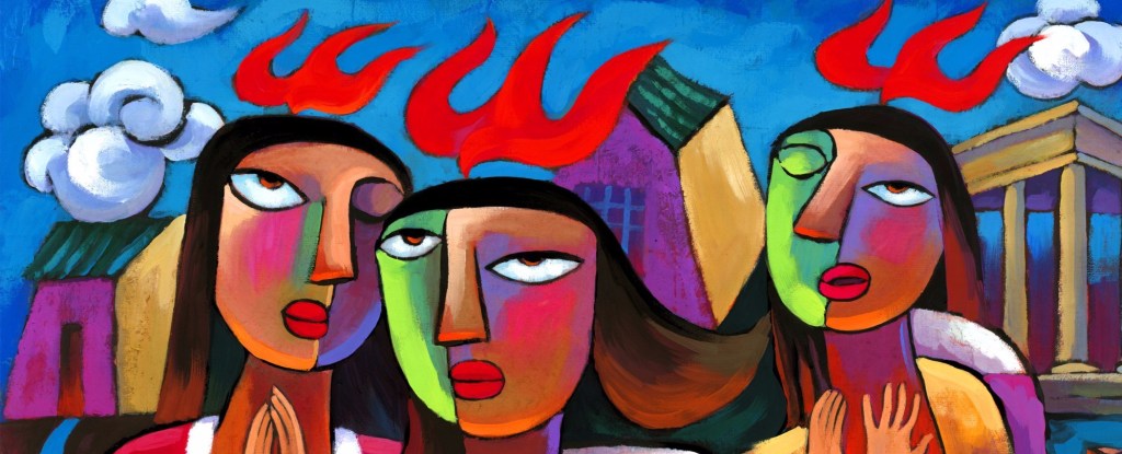 Holy Spirit Coming by He Qi – Curious Christian